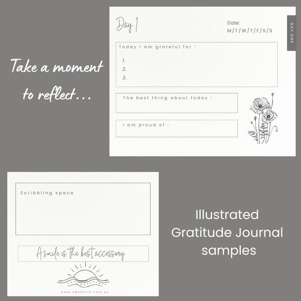 30 day Gratitude Journal ebook - 4MyEarth
